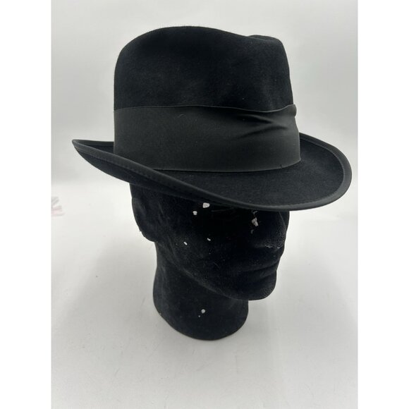 Accessories | Vintage 4s The Regent Fedora Hat 7 18 Stevens Fine Hats W ...